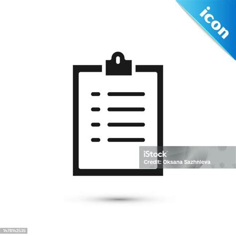 흰색 배경에 격리된 체크리스트 아이콘이 있는 회색 클립보드 컨트롤 목록 기호입니다 설문 조사 설문 조사 또는 설문지 피드백 양식