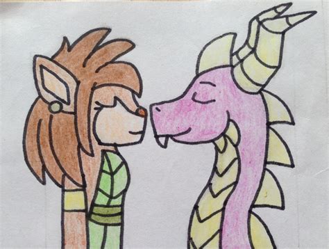 Spyro X Elora By Dragonpriness On Deviantart