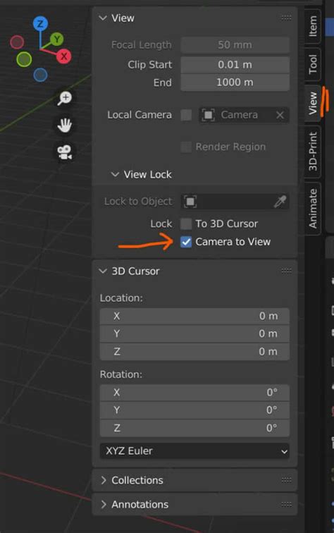 How To Lock Your Camera To Your View To Reposition Blender Base Camp