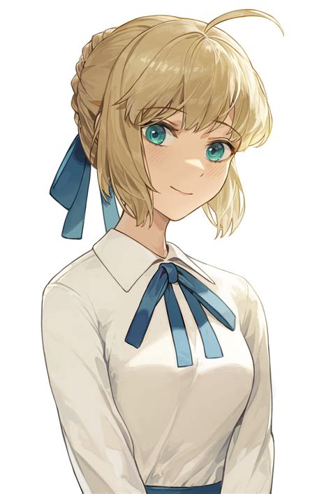 Safebooru 1girl Absurdres Ahoge Artoria Pendragon Fate Blonde Hair