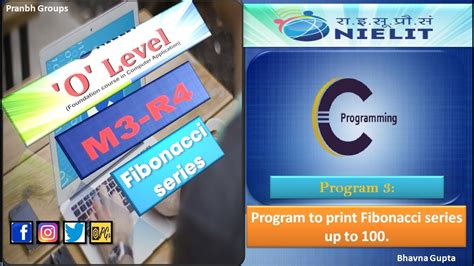 Program To Print Fibonacci Series Up To HINDI Program For Fibonacci Numbers Fibonacci