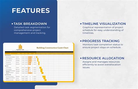 Construction Gantt Chart Template Bundle In Excel Download Template Net