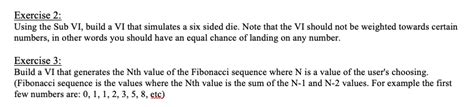 solved exercise 2 using the sub vi build a vi that