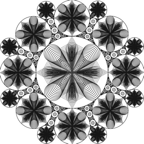 Spirograph Points And Circles By Fractalwise
