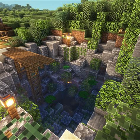 Minecraft Pond Build Design Easy In Survival Minecraft Minecraft