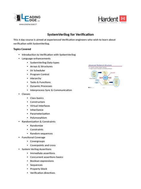 systemverilog for verification topics covered pdf computers