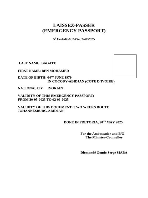 Laissez Passer Pdf