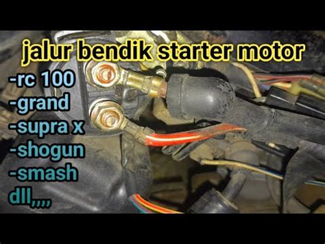 Jalur Starter Rc 100 YouTube