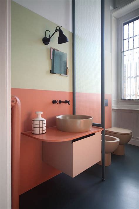 Inspirations Décoration Et Rénovation Une Salle De Bain Colorée