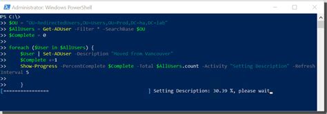 Display The Progress Of Long Running Tasks In Powershell With Show Progress Instead Of Write
