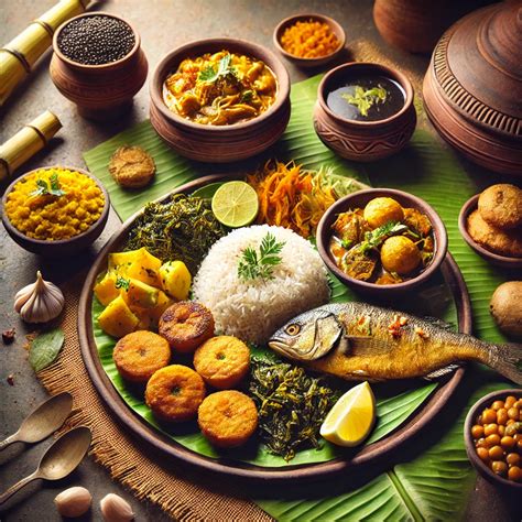 The Richness Of Assamese Food Tradition Served On A Plate