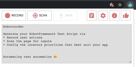 chrome extension สำหรับ ทำ automate test ด้วย robot framework by