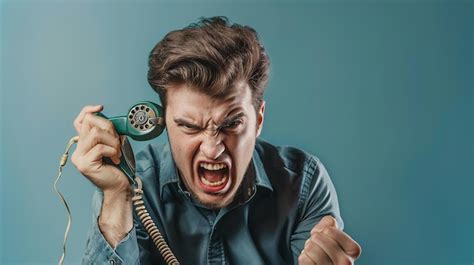 Man Exhibiting Aggression Intense Emotion Premium Ai Generated Image