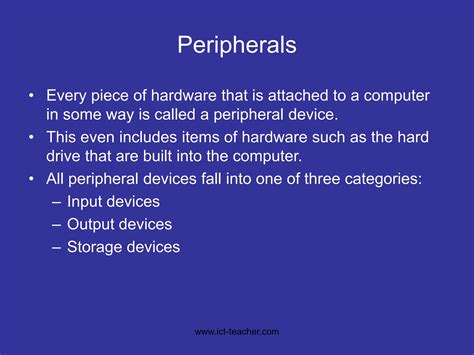Gcse Hardware Components Ict Advanced Level Ppt Gcse Hardware Components Ict Advanced Level Ppt
