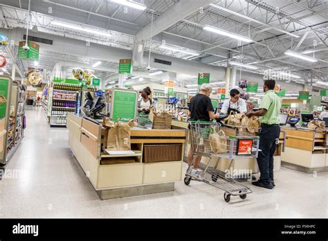 Florida Stuart Publix Grocery Store Supermarket Food Interior