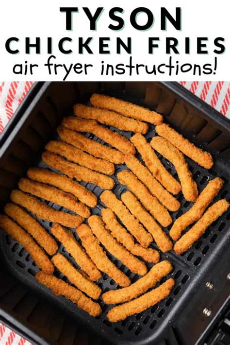 How To Cook Tyson Chicken Fries In Air Fryer Crispy And Fast