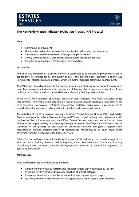 The Key Performance Indicator Evaluation Process Kpi Process