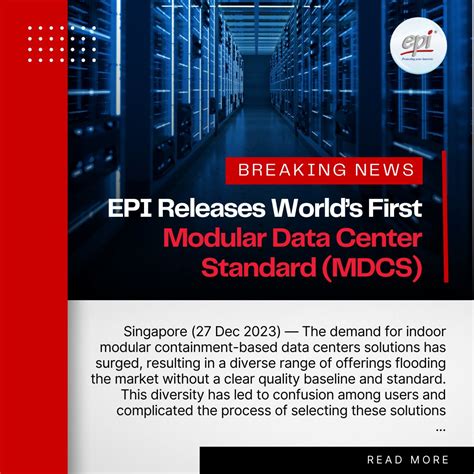 Edward Van Leent On Linkedin Mdcs Modular Data Center Standard