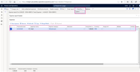 Microsoft Dynamics D Expense Management Process Mahmood Ul Hassan