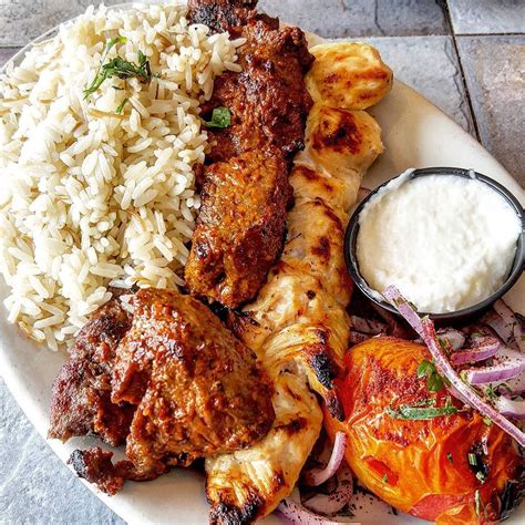 Delicious Lebanese Mixed Grill Combination