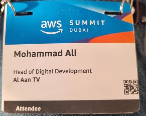Mohammad Ali On Linkedin Had A Good Time At The Aws Summit Today Met