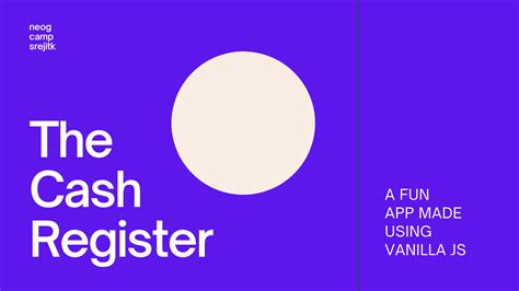 Github Srejitkneogcamp Mark Ten Cash Register Created With Codesandbox