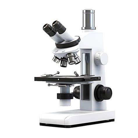 Ai Generated Clear Background Microscope Isolation Ideal For Varied