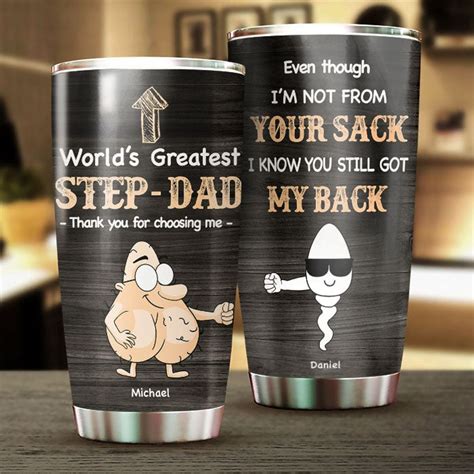 Worlds Greatest Step Dad Personalized T For Dad Grandpa Custom
