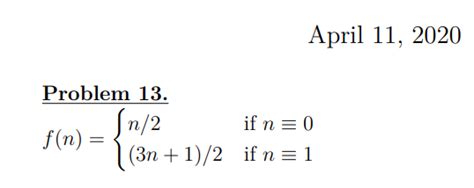 Missing Inserted While Using Cases Environment Tex Latex Stack