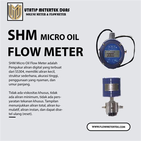 SHM Flow Meter Utatip Metertek Duas