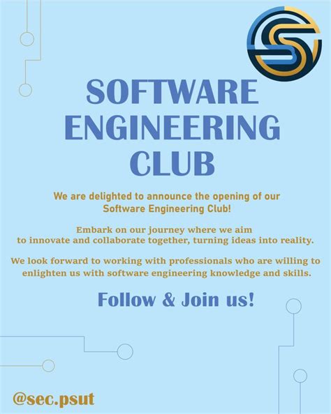 Software Engineering Club Psut On Linkedin Make Sure You Follow Us To Stay Updated On Our