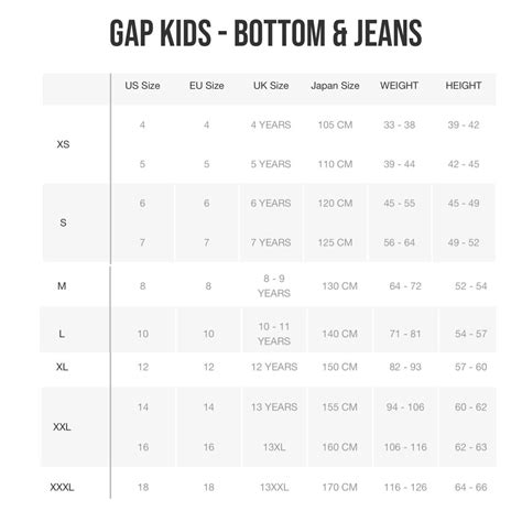 Gap Dress Size Chart She Likes Fashion