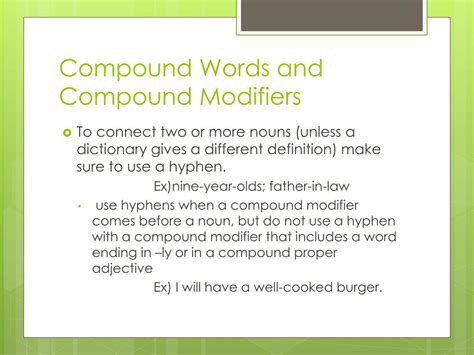 Ppt Chapter 25 5 25 6 Hyphens And Apostrophes Powerpoint Presentation