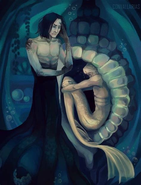 Комиксы по Гарри Поттеру Арты АУ Wattpad イラスト 人魚 ファンタジー