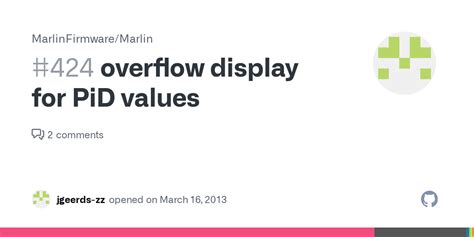 Overflow Display For Pid Values · Issue 424 · Marlinfirmwaremarlin · Github