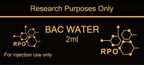 2ml Bac Water Rpo Llc