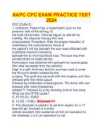 AAPC CPC EXAM PRACTICE TEST DocMerit