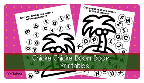 Chicka Boom Boom Coloring Pages 2025
