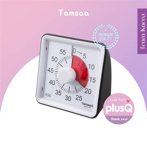 [tamsaa] 60 Minute Visual Timer Classroom Countdown Clock Silent