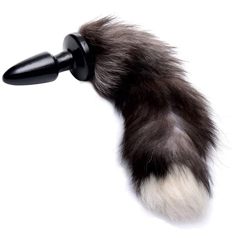 Foxtail Buttplug Grey Tailz Discreet Delivery Sinful