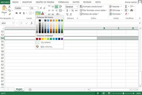Como Hacer Tabla De Colores En Excel Design Talk