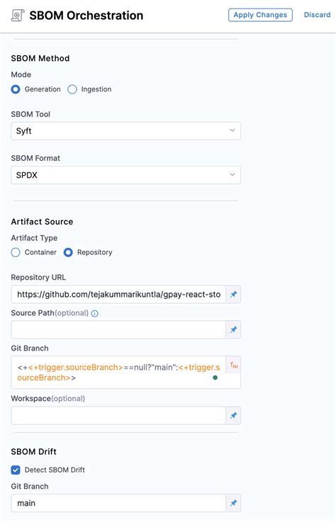 Automate SBOM Drift Detection For GitHub Repositories Harness Developer Hub