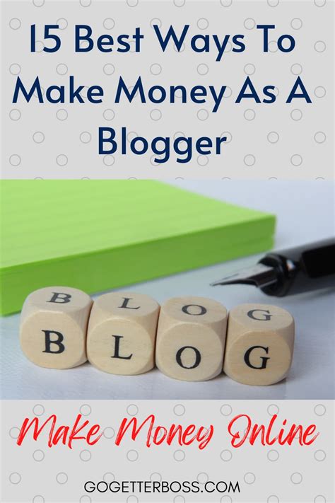 Make Money As A Blogger 15 Best Ways To Monetize Your Blog