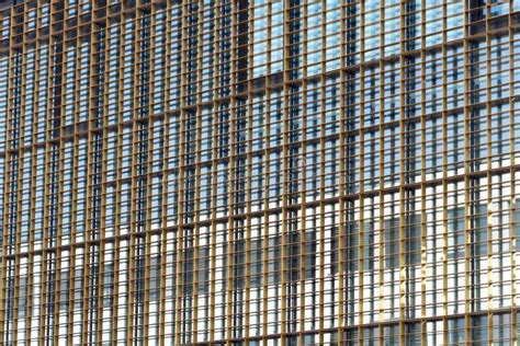 Lattice Structure Of A Facade Made Of Glass Stock Image Image Of Geometric Company 255098835