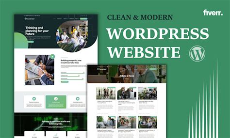 Createrecreate A Modern Wordpress Website Using Elementor Pro By Hunzlapro Fiverr