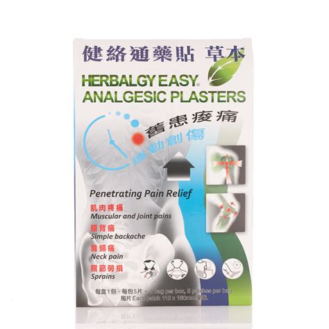 Herbalgy Easy External Analgesic 5 Patch Friends Friends Take Away