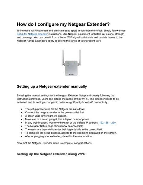 PPT How Do I Configure My Netgear Extender PowerPoint Presentation Free Download ID 12524358