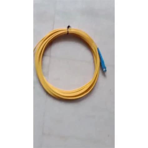Syrotech Single Mode Simplex Fiber Patch Cord SC UPC To SC UPC MTR FSMS SCP SCP M At