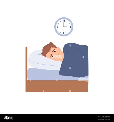 Insomnia Illustration Stock Vector Images Alamy