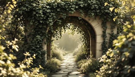 Free Ivy Covered Gateway Image Download At Stockcake